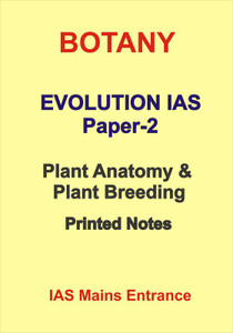 Evolution IAS Plant Anatomy And Breeding Printed Botany Optional Notes ...