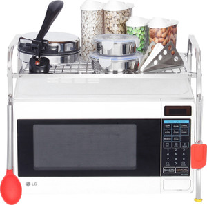 Zoloto Utensil Kitchen Rack Steel Kitchen Microwave Shelf, Microwave ...