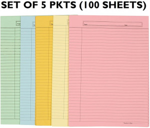 Flipkart.com | KAIZEN Multicolor Interleaf A4 Sheet Paper Interleaf A4 ...