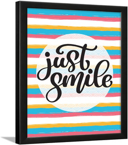 Smile Quotes wall Frames - just smile quotes wall frames - Smile Frame ...