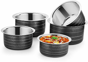 Flipkart SmartBuy 5Pcs Pieces stainless steel tope Set/patila/pateli ...