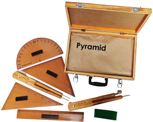 Flipkart.com | Pyramid Wooden teacher geometry Box For Teacher Geometry ...