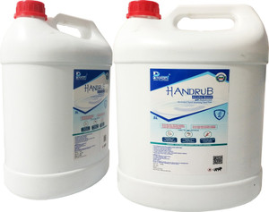 Prolant (Combo of 5L) Handrub Sanitizer 60% Alcohol Based, pH Balanced ...
