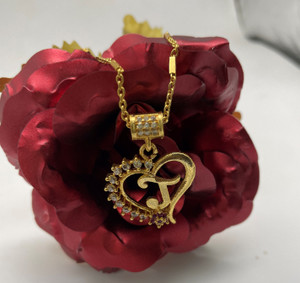 bhojalram J letter locket pendants Alphabet Name Gold Plated Alloy New ...