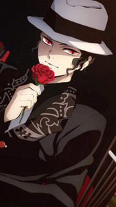 Demon Slayer Wall Poster muza kibutsuji Poster Glossy Thick Anime ...