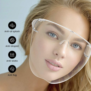 Synlark Full glass face shield Protective Face Shield Full Cover Visor ...