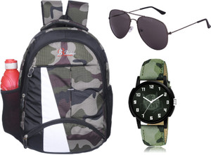 blubags Fabric 30 LTR Camouflage Military Laptop Bag/School Bag ...