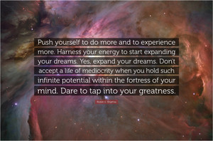 Dare To Tap Into Your Greatness Motivational Quote Poster Paper Print ...