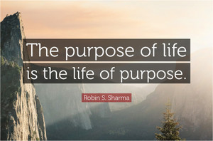 The Purpose Of Life Is A Life Of Purpose Motivational Quote Poster ...