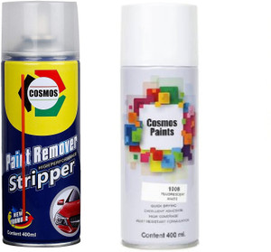 Cosmos Paints White Spray Paint 400 ml Price in India - Buy Cosmos ...