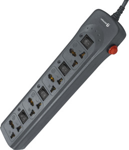 Axmon [FIRE PROOF ] [ SHOCK PROOF ] 6 Amp 4 UNIVERSAL Cord 4 Socket ...