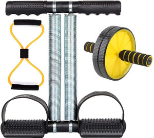 Fitnesstricks Tummy Trimmer and Ab Wheel Roller and Toning Tube ...