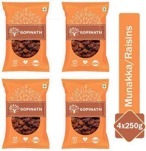 gopinath since 1964 Munakka Raisins (Abjosh)| (4X 250g) Raisins Price ...