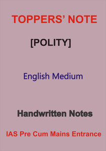 Toppers' Note Of Polity Handwritten In English For IAS Prelims Cum ...