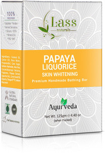 LASS NATURALS Papaya & Liquorice Handmade Soap – Aromatic Soap for ...