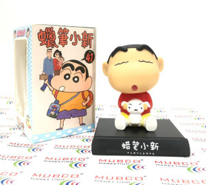 Mubco Shin-chan with Shiro Bobble Head Shaking Doll | Car Dashboard ...