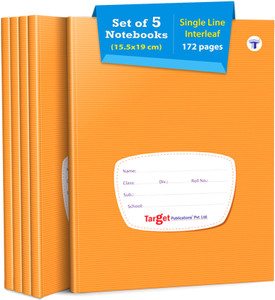 Target Publications Handcrafted Gift Set Regular Notebook Single Rule ...