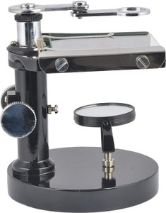 PANDAS Dissection Microscope with Brass Fitting Round Base (Matte Black ...