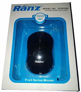 Ranz RZ002WL USB 2.0 Wireless Mouse 1600 DPI - Black Wireless Optical ...
