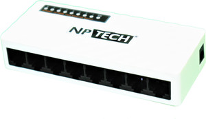 NP Tech 8 PORT SWITCH 8 Ports 1000 Mbps Smart Network Switch - NP Tech ...