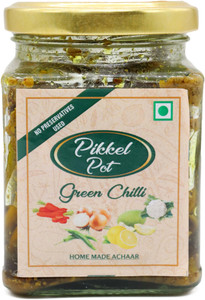 Pikkel Pot Green Chilli Pickel Green Chilli Pickle Price in India - Buy ...