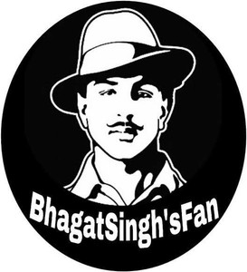 HindK 30.48 cm Bhagat singh Self Adhesive Sticker Price in India - Buy ...