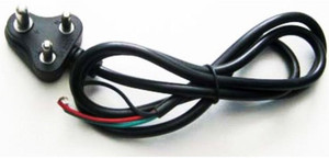 Pro 3 Pin Black Power Lead, For Electric Appliances, Cable Size: 1.5 M ...