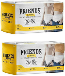 FRIENDS CLASSIC Adult Dry Pants Medium-(20 Pieces) (Pack of 2) M-(40 ...