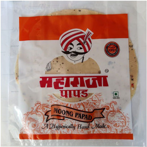MAHARAJA Papad Moong 200 g Masala Papad Price in India - Buy MAHARAJA ...