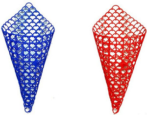 Naturally Green cone net planter net pack of 2 Plant Container Set ...