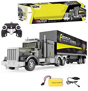 IndusBay RC Remote Control Freight Container Transport Logistic Truck ...