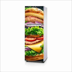 Az decals 101.6 cm Floating Burger Fridge Sticker ( 160 x 60 ) Inch ...