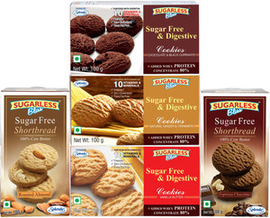 Sugarless Bliss SugarFree & Digestive Cookies-Vanilla Butter, Chocolate ...