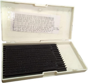 SmartPack Batch Coding Rubber Complete Stereo Set for Stamping(2 mm ...