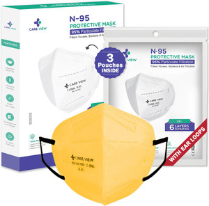 Care View CV-1221 Yellow N95 | 6 Layer Reusable FFP2 Protective Mask ...