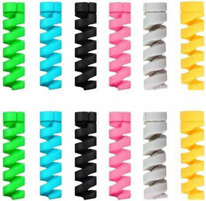 Honiry Charger Spring Cable Saver Protector (12 Pieces) Cable Protector ...