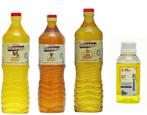 SHREE AASHIRWAD Cold Pressed Kachi Ghani Pure And Natural Organic Oils ...