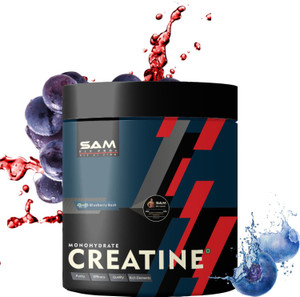 SAMFIT Creatine Monohydrate for Muscle Building - Blueberry Bash ...