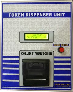 Delight Display India Token Dispenser/ Token Printer With Manual Cutter ...