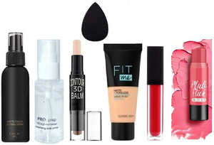 Sheny MAKE UP COMBO KIT FOR GIRLS BEST MAKEUP PRO PREP HD FACE PRIMER ...