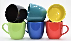 YEI Ceramic MULTI COLOUR CUPS 6 PCS SET Price in India - Buy YEI ...