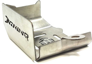 TRP Traders Brushed Stainless Steel Rear Brake Oil Container Guard for ...