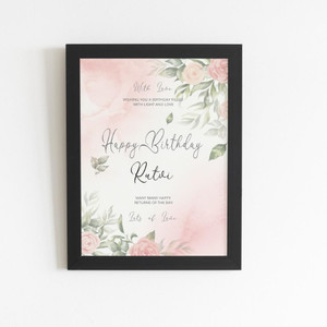 Beautum Happy Birthday Rutvi Name Printed Unique Digital Reprint 9inch ...