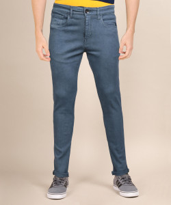 SINGLE Slim Men Blue Jeans - Buy SINGLE Slim Men Blue Jeans Online at ...