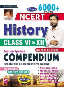 KIRAN'S 6000+ Facts NCERT HISTORY INDIA & WORLD Class- VI To XII One ...