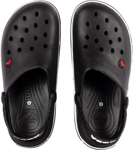 Adda Men Black, White Clogs - Buy Adda Men Black, White Clogs Online at ...