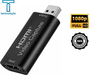 Technobyte Full HD1080P HDMI Audio Video Capture Card HDMI Female to ...