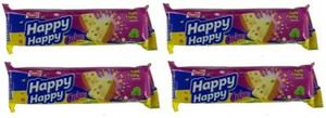 PARLE Happy happy tutti frutti cake 4 pcs Cookie Cake Biscuit Price in ...