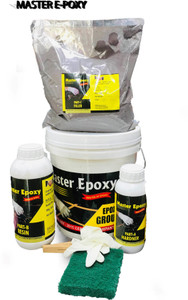 Master Epoxy CTM Tile Epoxy Grout (Plain white Color) Crack Filler ...