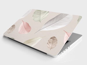 Unique Graphics Pastel Leaves Skin/Sticker for Laptops Upto 15.6 Inch ...
